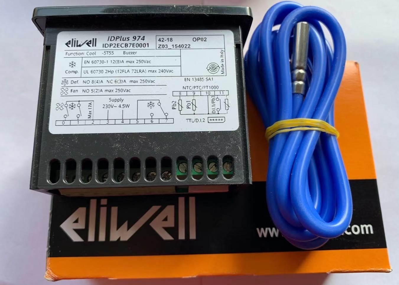 ID Plus 971974 Eliwell Digital Refrigeration Controller 230VAC